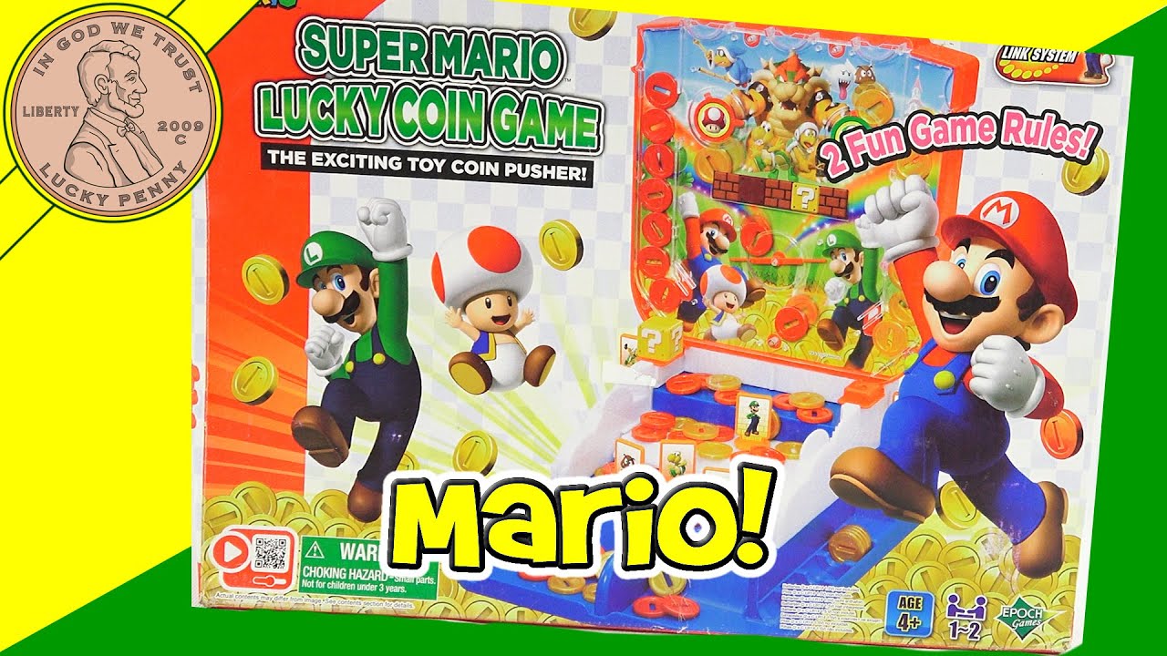 Super Mario Lucky Coin Pusher Game! - YouTube