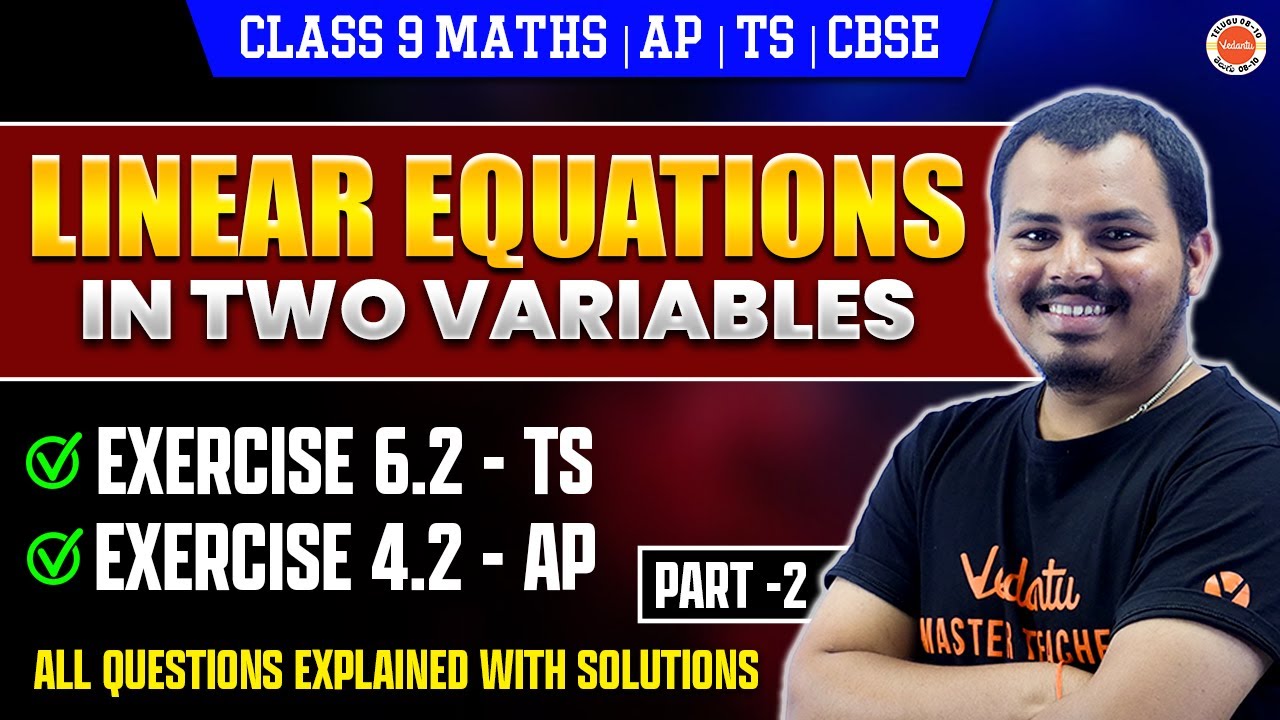 Linear Equations in Two Variables - Part 02 | Devilal SIR | NIT SURAT ...