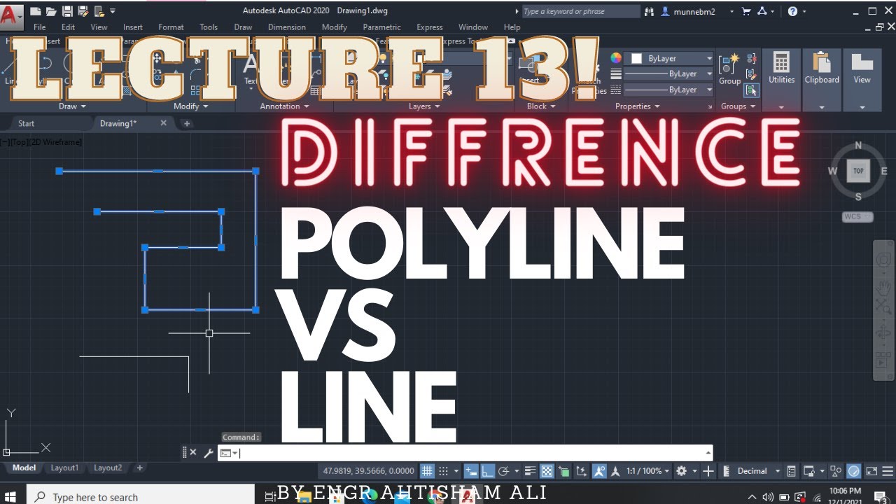 13 How To Create Polyline In AutoCAD Difference Between Polyline And 13 How To Create Polyline In AutoCAD Difference Between Polyline And