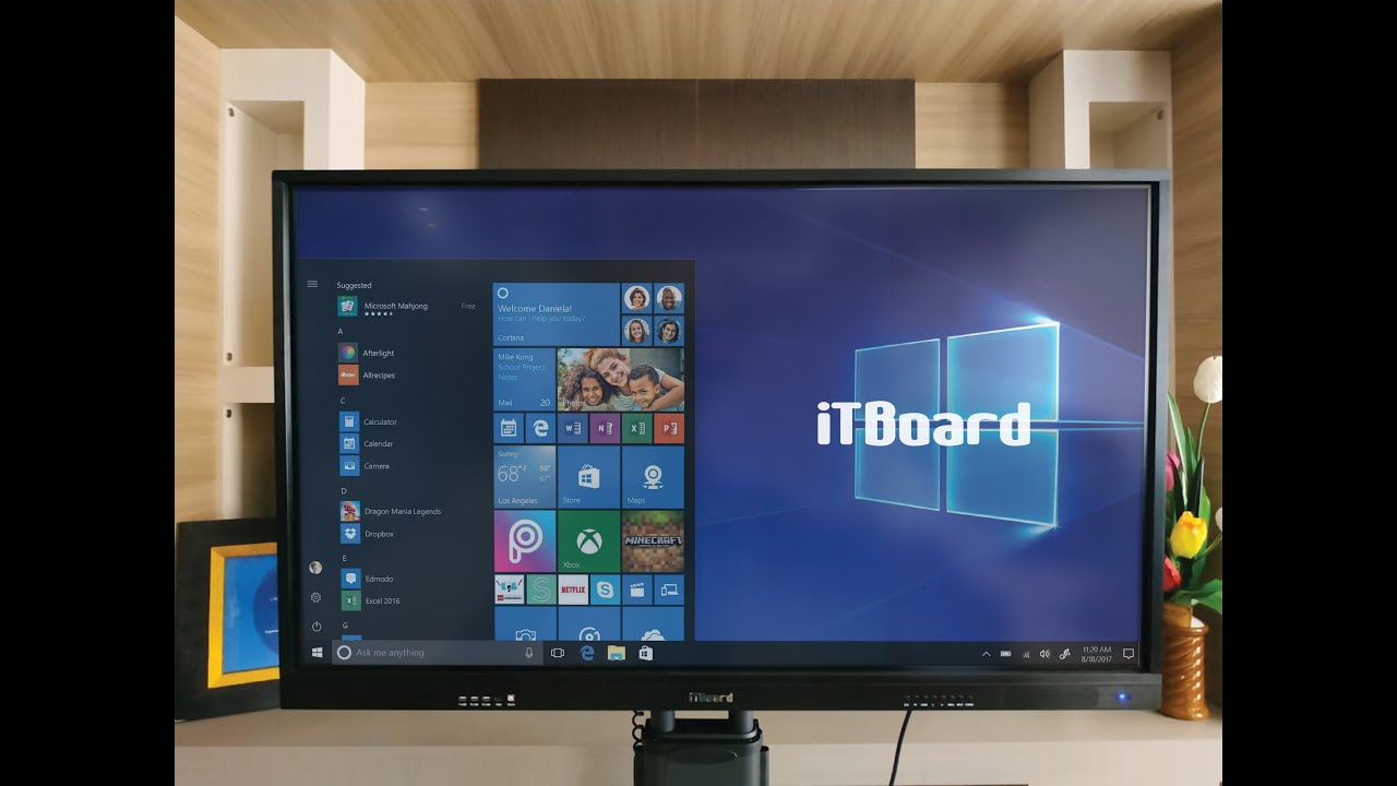 iTBoard LED Interactive Board - YouTube