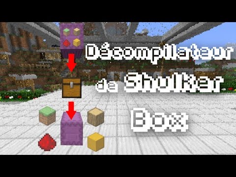 Tuto Redstone | #75 Décompilateur de Shulker Box (FR) Minecraft 1.11 ...