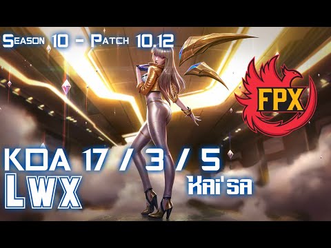 FPX Lwx KAI'SA vs TWITCH ADC - Patch 10.12 KR Ranked - YouTube