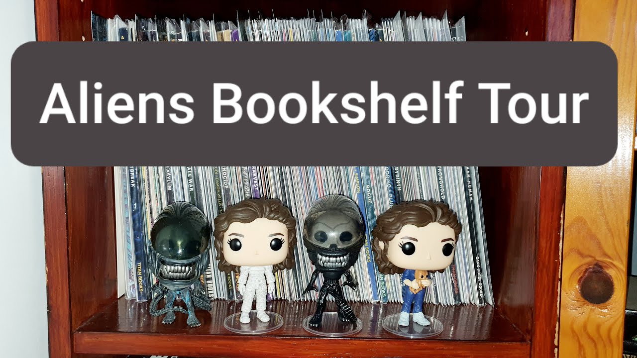 Aliens Franchise: Comic Collection / Bookshelf Tour - YouTube