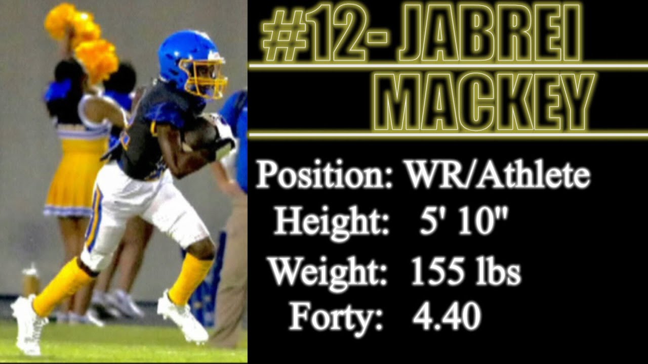 2025- Street Light Recruiting- WR/ATH: Jabrei Mackey (5' 10''''- Forty ...