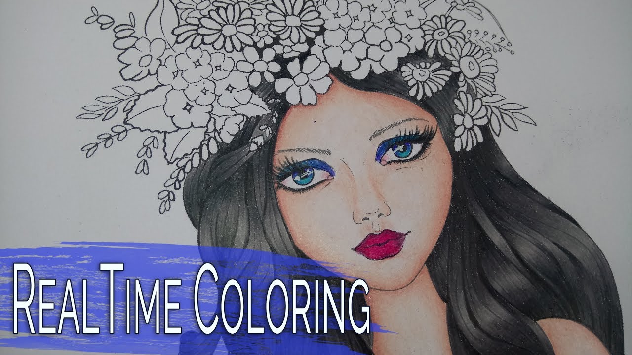 How to color HAIR in Colouring Fantasy - Scot Howden - Part 2 ...
