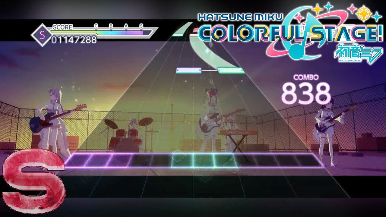 Hatsune Miku: Colorful Stage! - glow (Master / S-Rank, Full Combo ...