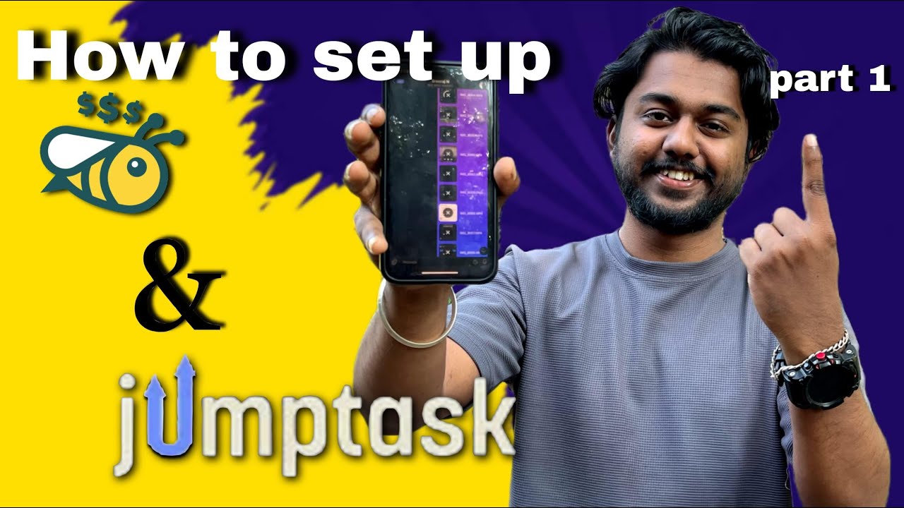 How to set up honey-gain and jump-task | malayalam | 2025 - YouTube