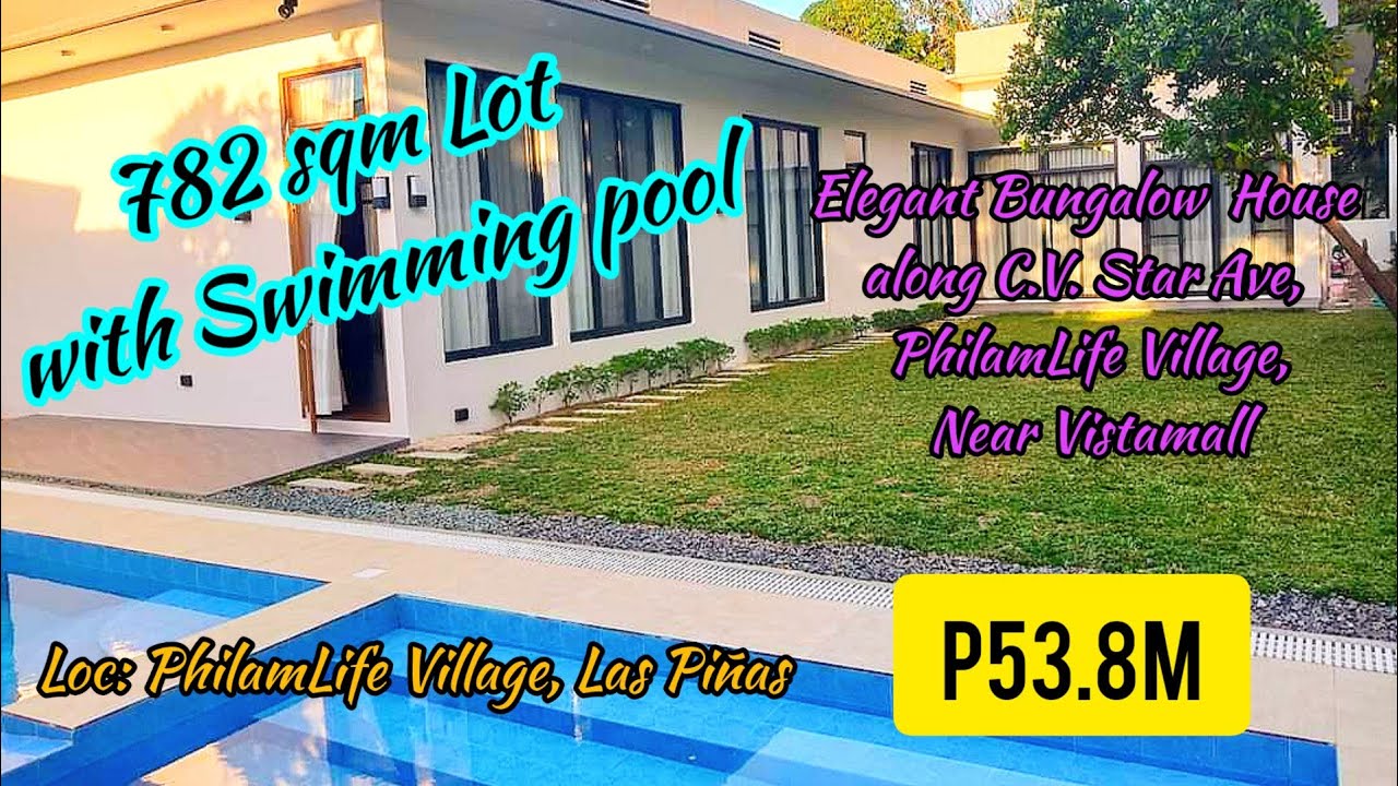 Property For SALE inside PhilamLife Village, Las Piñas with SWIMMING ...