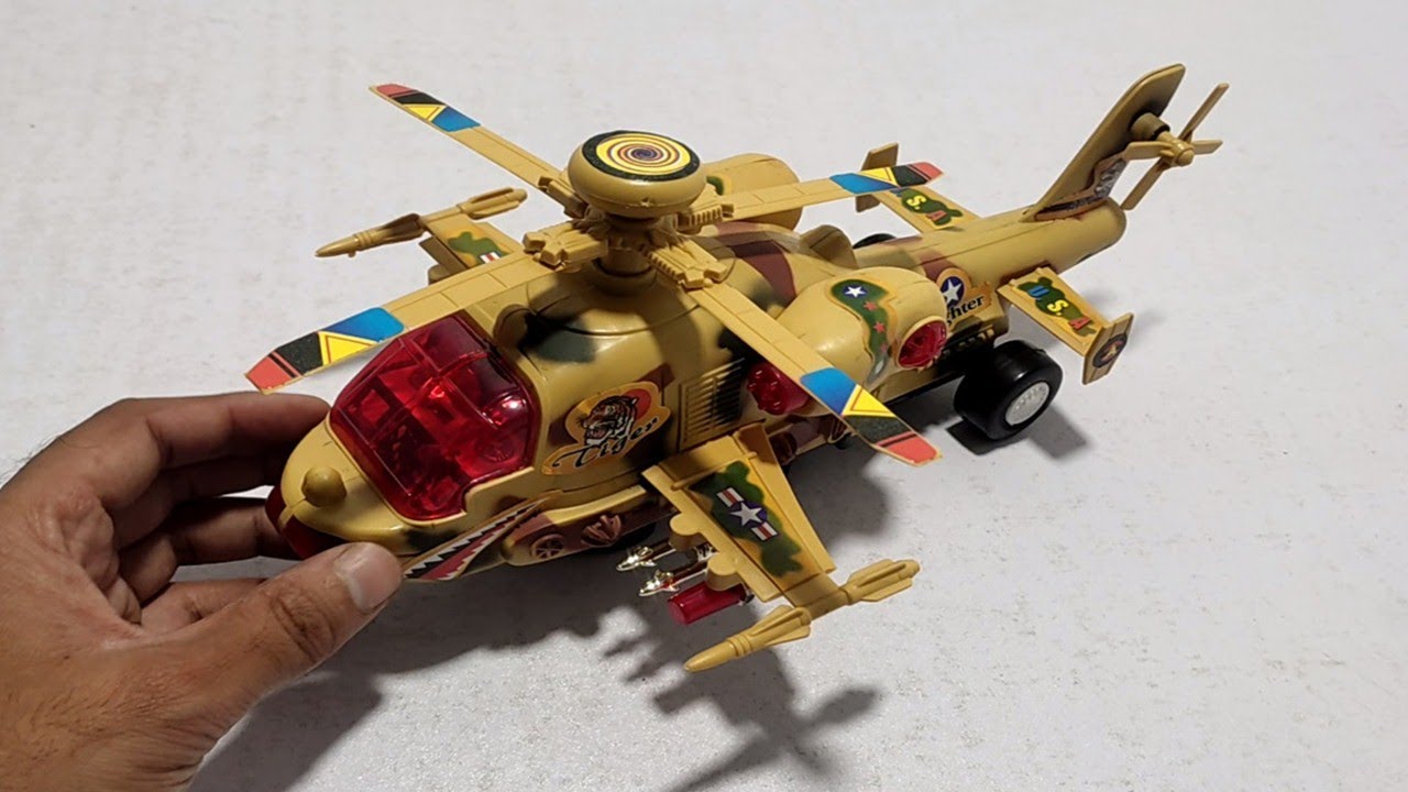 Unboxing of Helicopter Light and Music Helicopter Battery Operated Toy ...