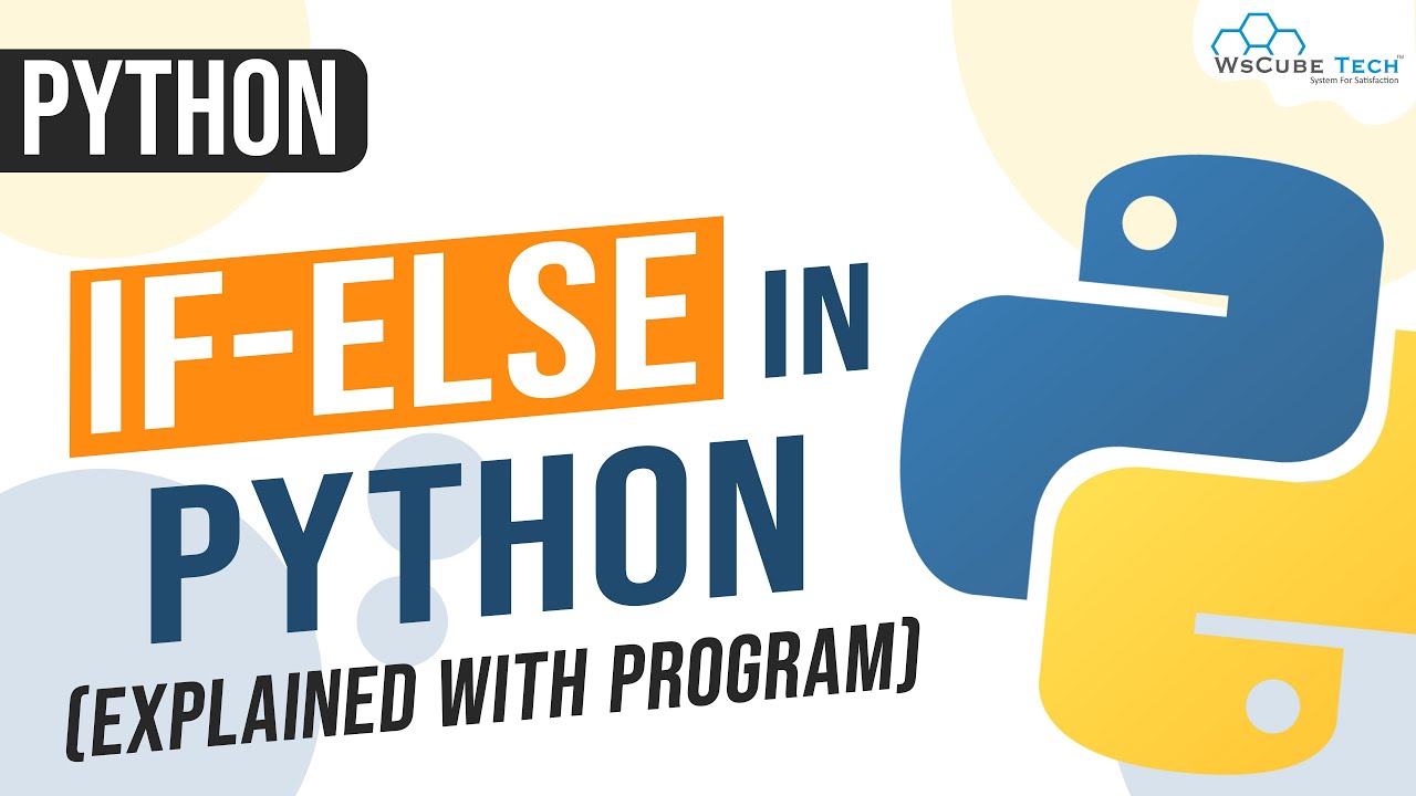 Examples Of If Else In Python Programming If Else Program In Python Python Program For If