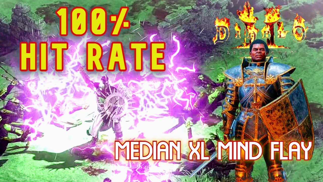 [Median XL 2.9.3] 100% HIT RATE MINDFLAY PALADIN - YouTube