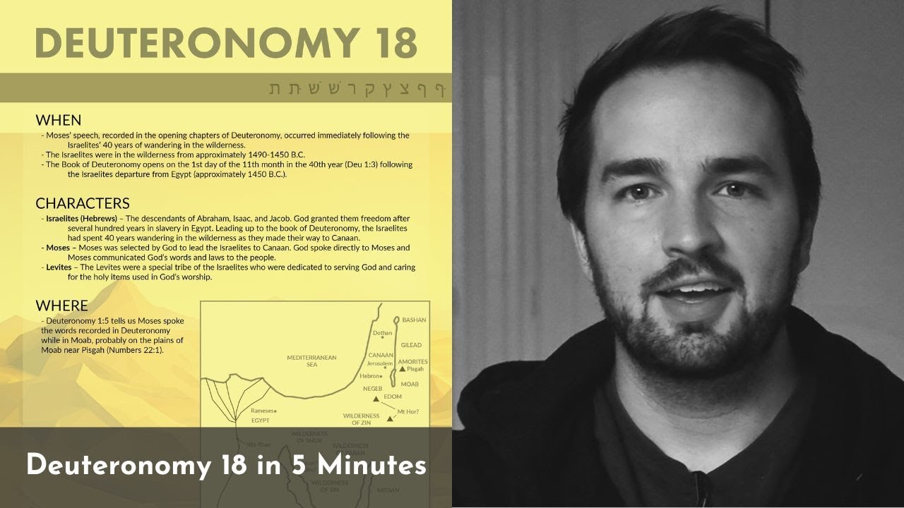 Deuteronomy 18 Summary: 5 Minute Bible Study - YouTube