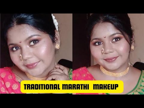 Traditional marathi makeup kaise karen/ how to do traditional ...