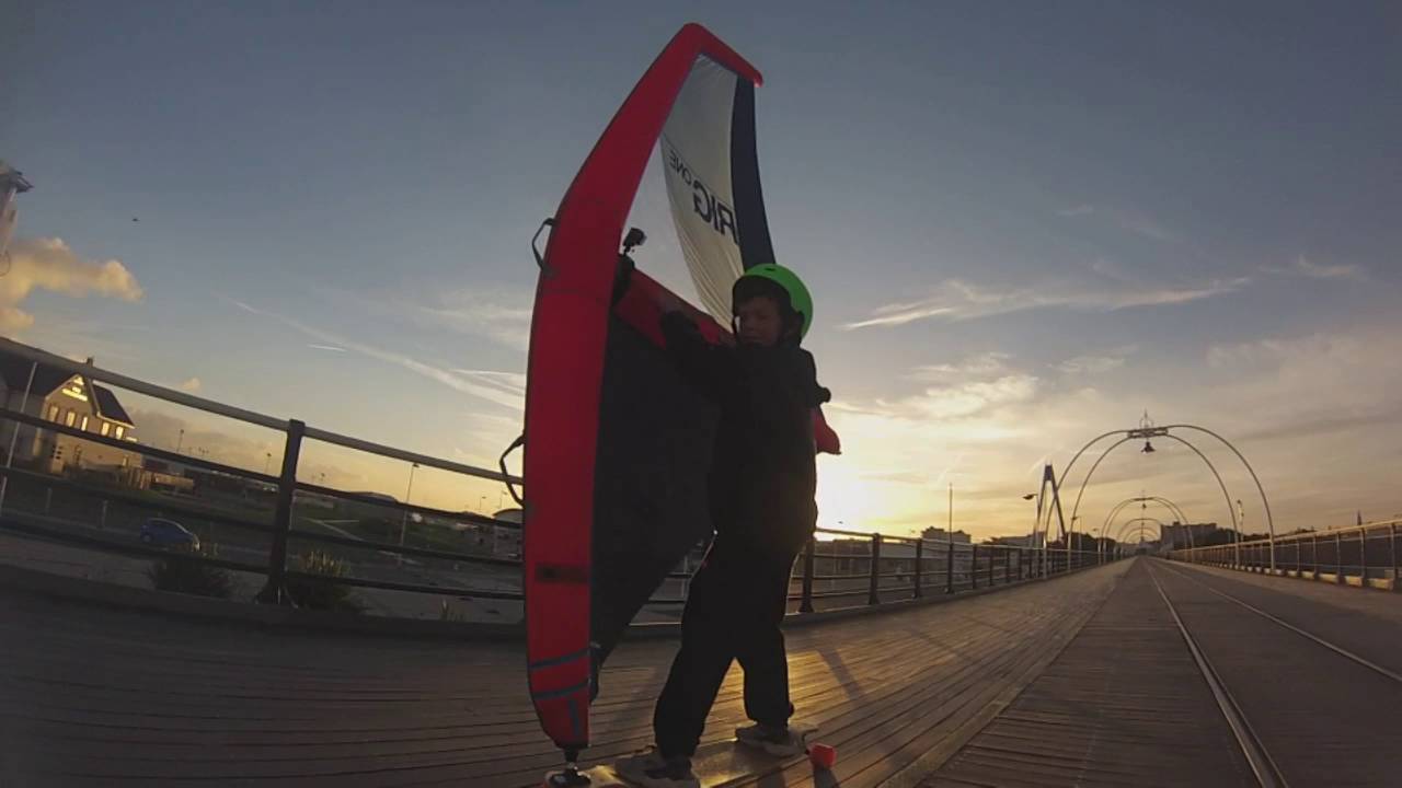 Wind Skateboarding - YouTube
