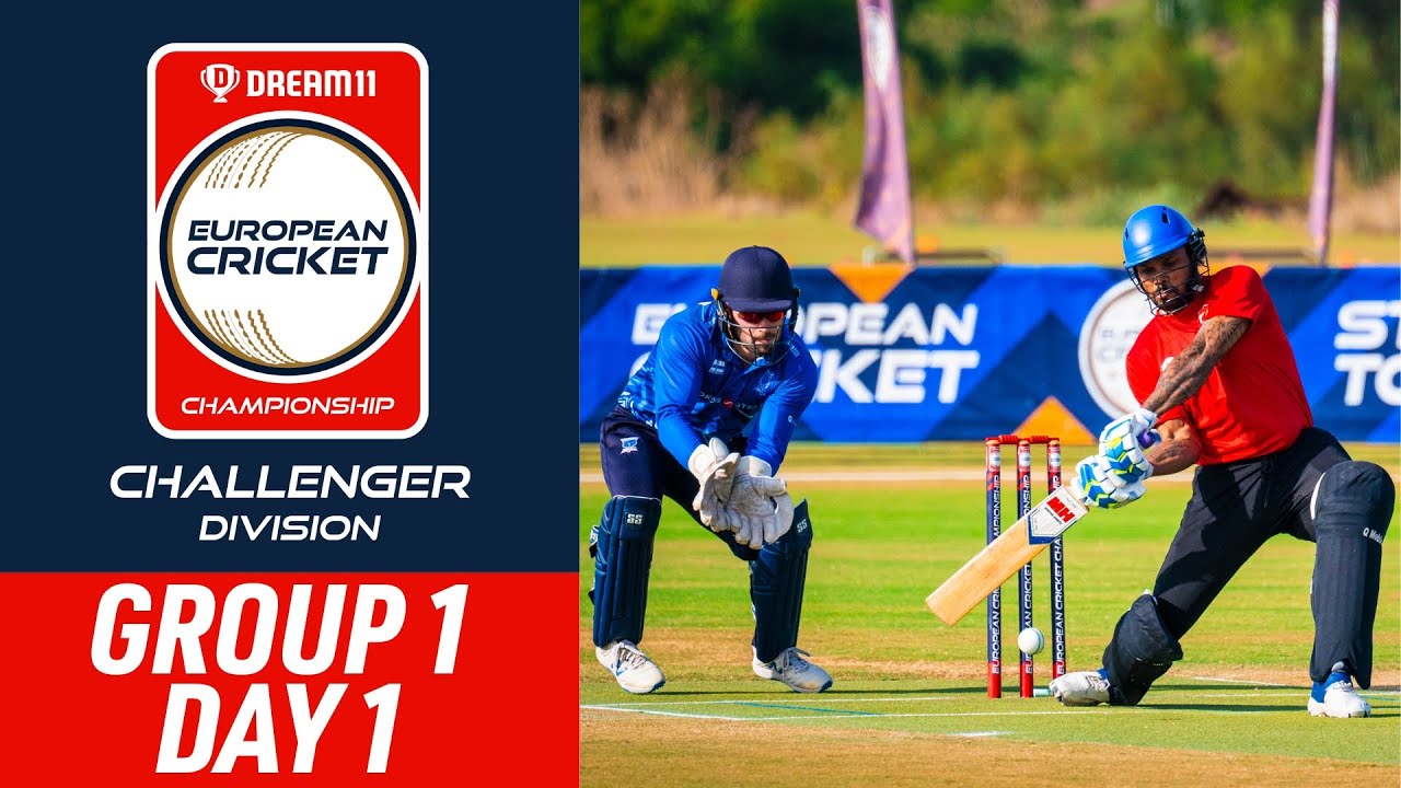 🔴 Dream11 ECC Challenger, 2024 | Group 1, Day 1 | 23 Sep 2024 | Live ...