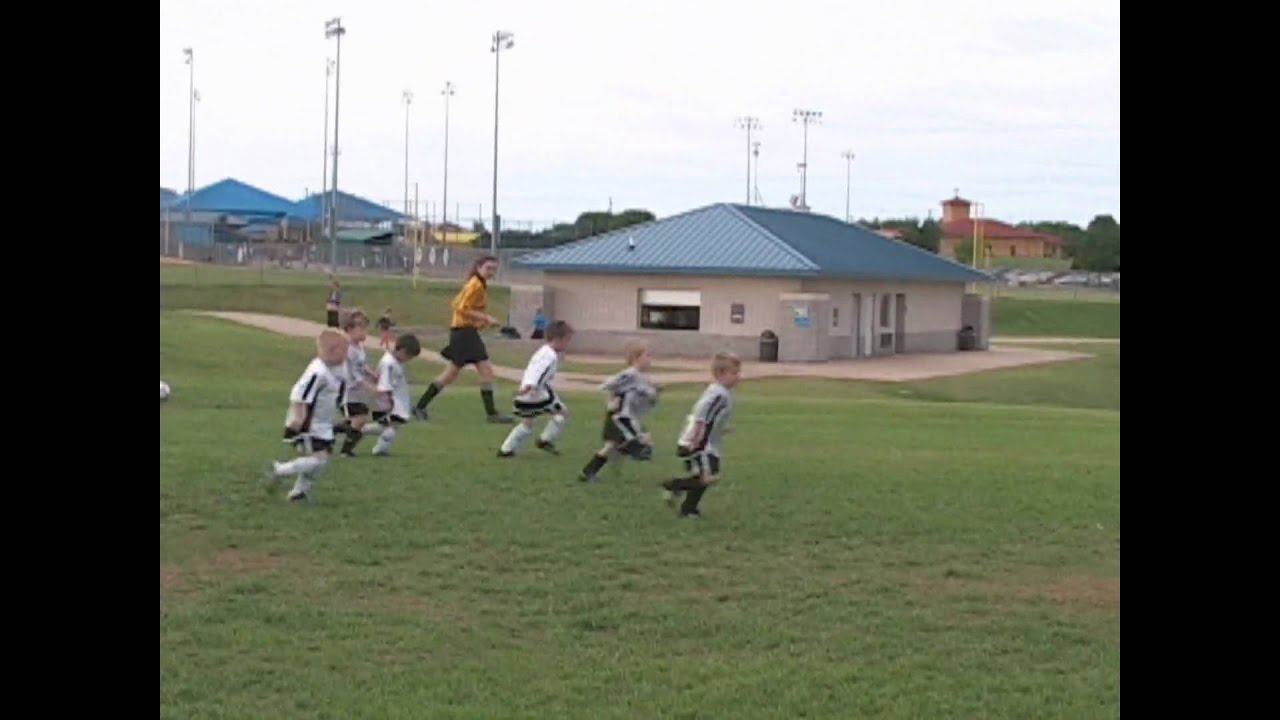 Wesley - White Lightning soccer goal 1 - YouTube