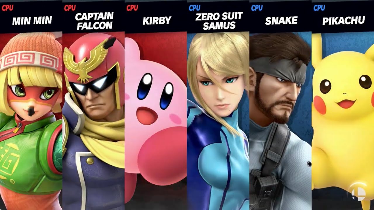 Super Smash Bros. Ultimate - Min min Squad vs Samus Squad - YouTube