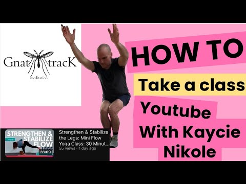 How to | take a YouTube yoga class - YouTube