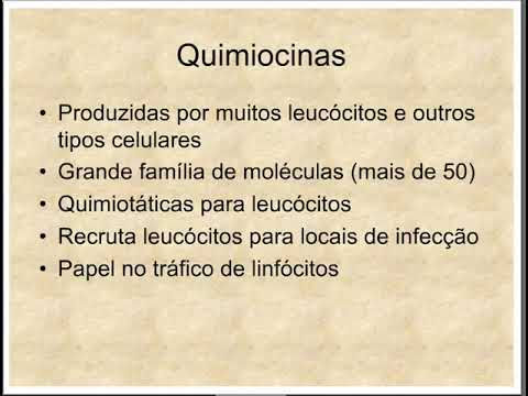 Aprenda Plugado - IMUNOLOGIA - Aula 20, Slide 14 Quimiocinas - YouTube