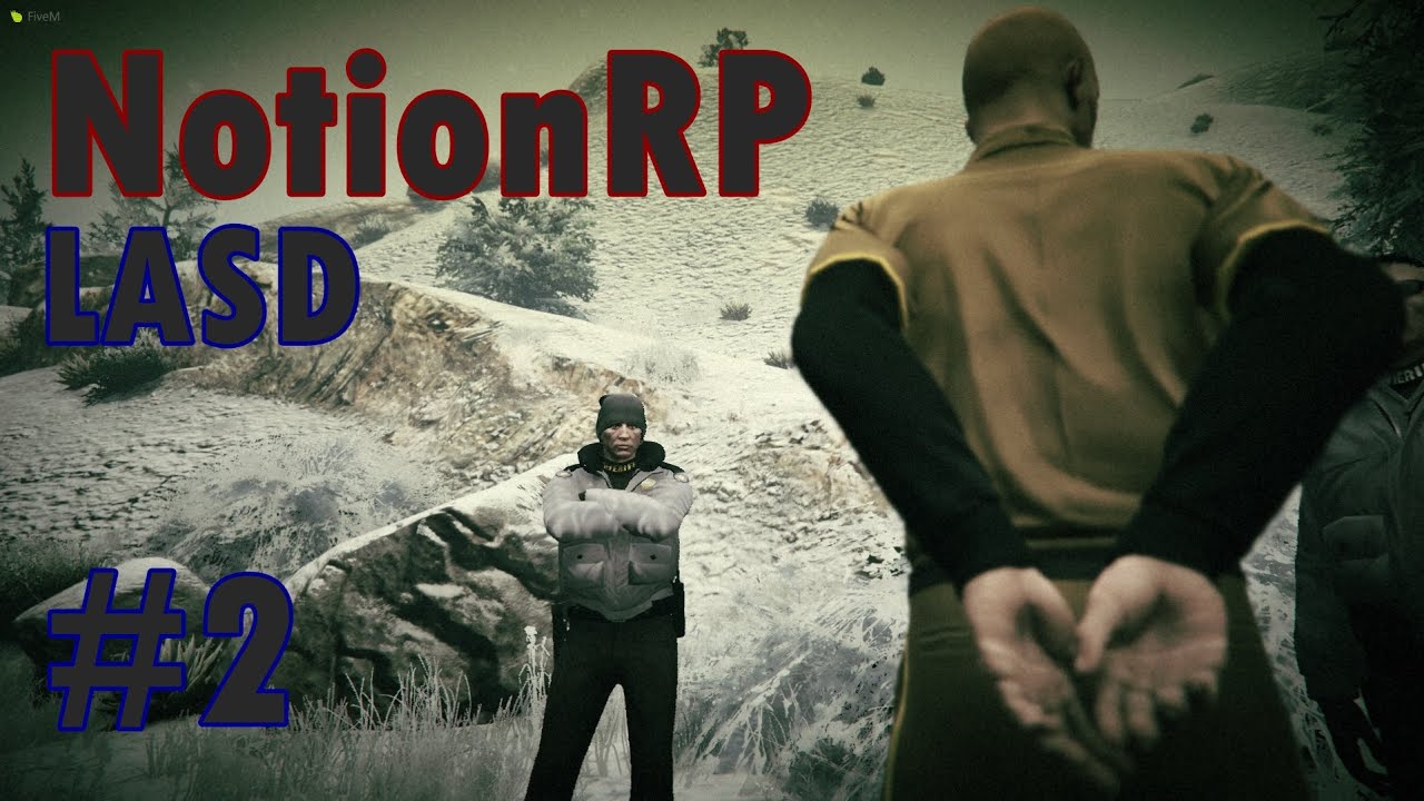 GTA FiveM | NotionRP | LASD Patrol #2 (Felony Stop, Stuck Vehicle ...