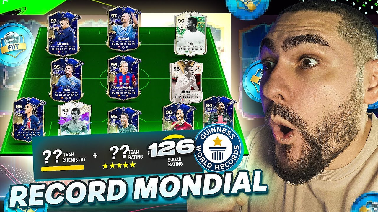AM RECORDUL MONDIAL DE 126 LA DRAFT IN FC 24!! DRAFTUL PERFECT ESTE ...