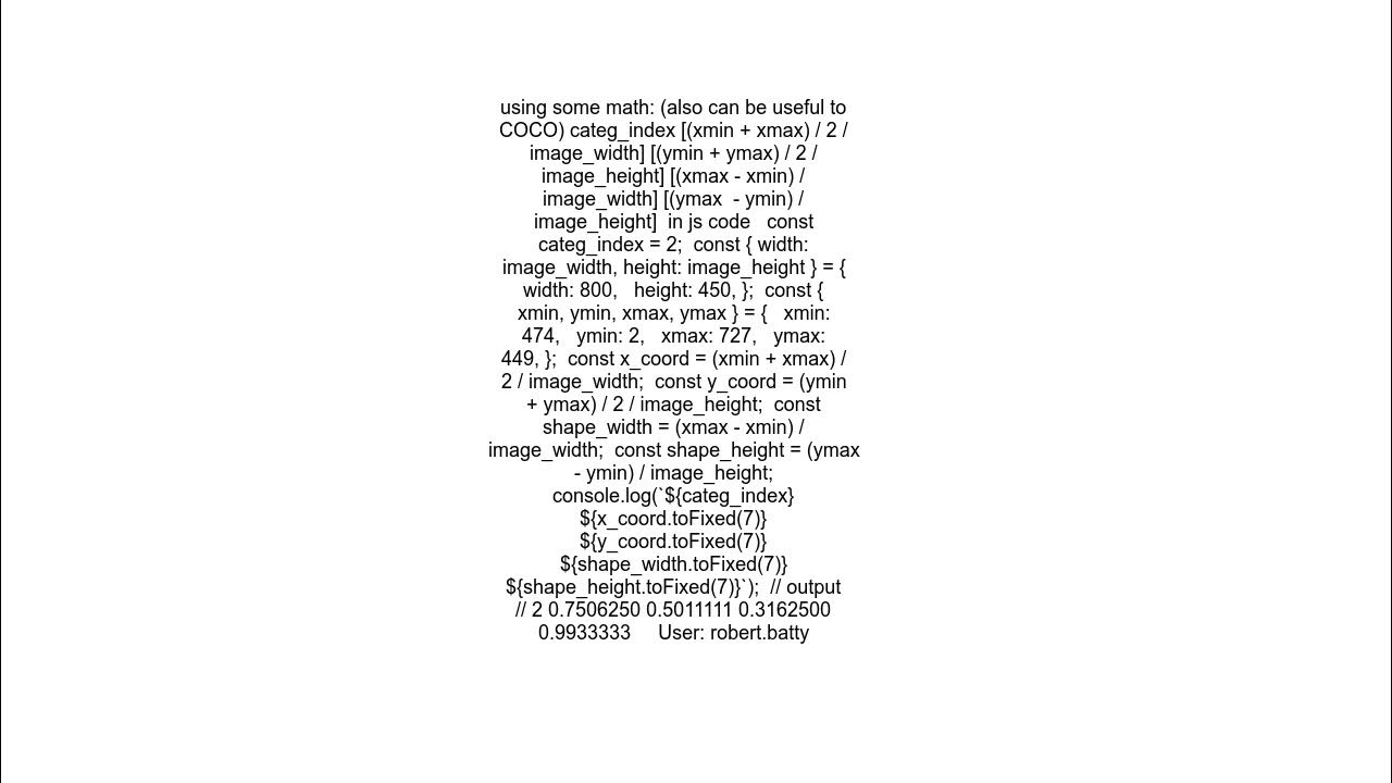 How To Convert PASCAL VOC To YOLO YouTube how-to-convert-pascal-voc-to-yolo-youtube