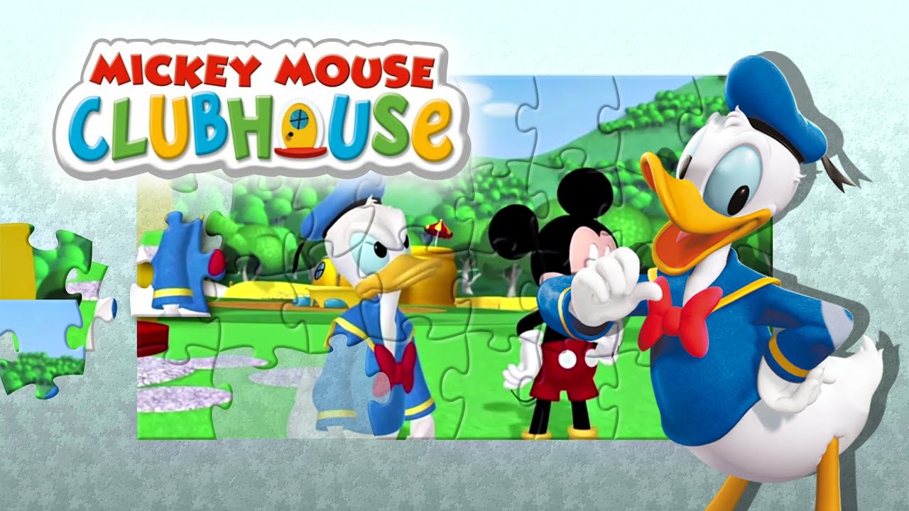 Mickey Mouse Clubhouse: Donald is looking for his chick / Magic Puzzle ...