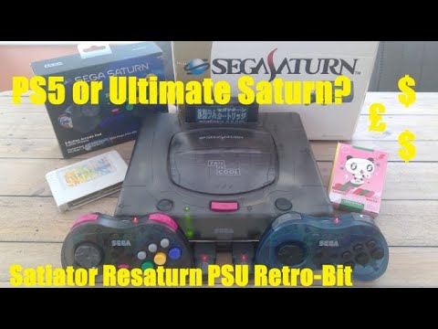 Sega Saturn Satiator SD Card This is Cool shell Unboxing Skeleton ...