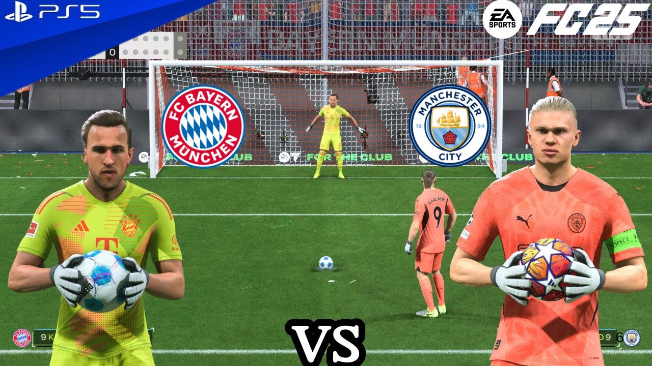 FC 25 - GK HARRY KANE vs GK HAALAND Penalty Shootout and Match | Bayern ...