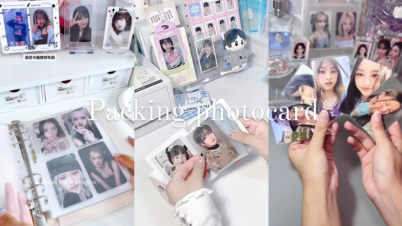 Packing Kpop photocards [ douyin / tiktok ] compilation ~BGM~ | 🌸 ...