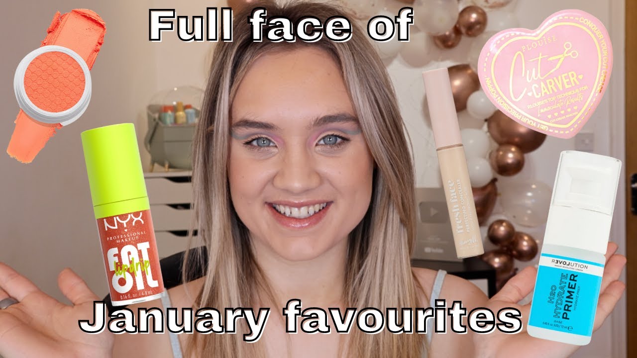 FULL FACE OF JANUARY FAVES EVERYDAY MAKEUP ROUTINE USING MY JANUARY ...