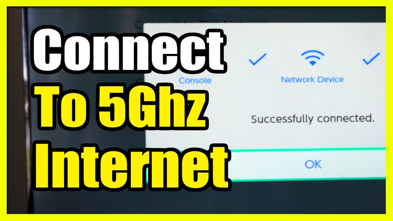 How to Connect to your 5Ghz Wifi for Faster Speeds on Nintendo Switch ...