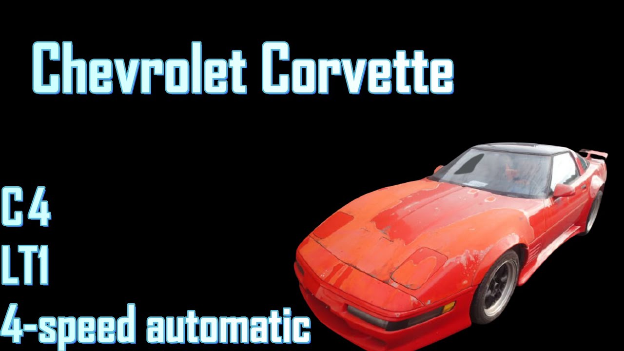 Chevrolet Corvette C4 LT1 4-speed automatic ENGINE START movie - YouTube