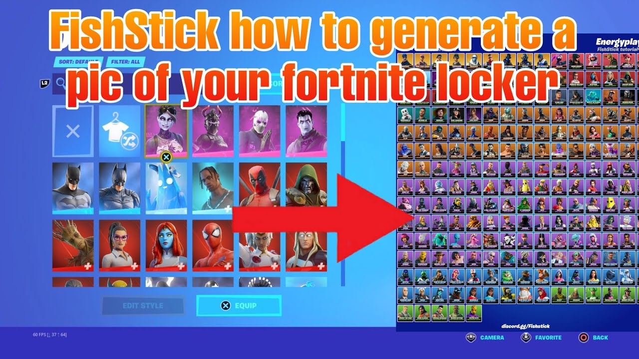 How to generate a pic of your locker with FishStick - YouTube