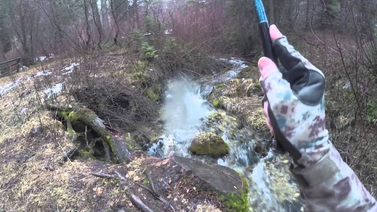 108. Tenkara on a Small Stream -- February 9, 2015 - YouTube