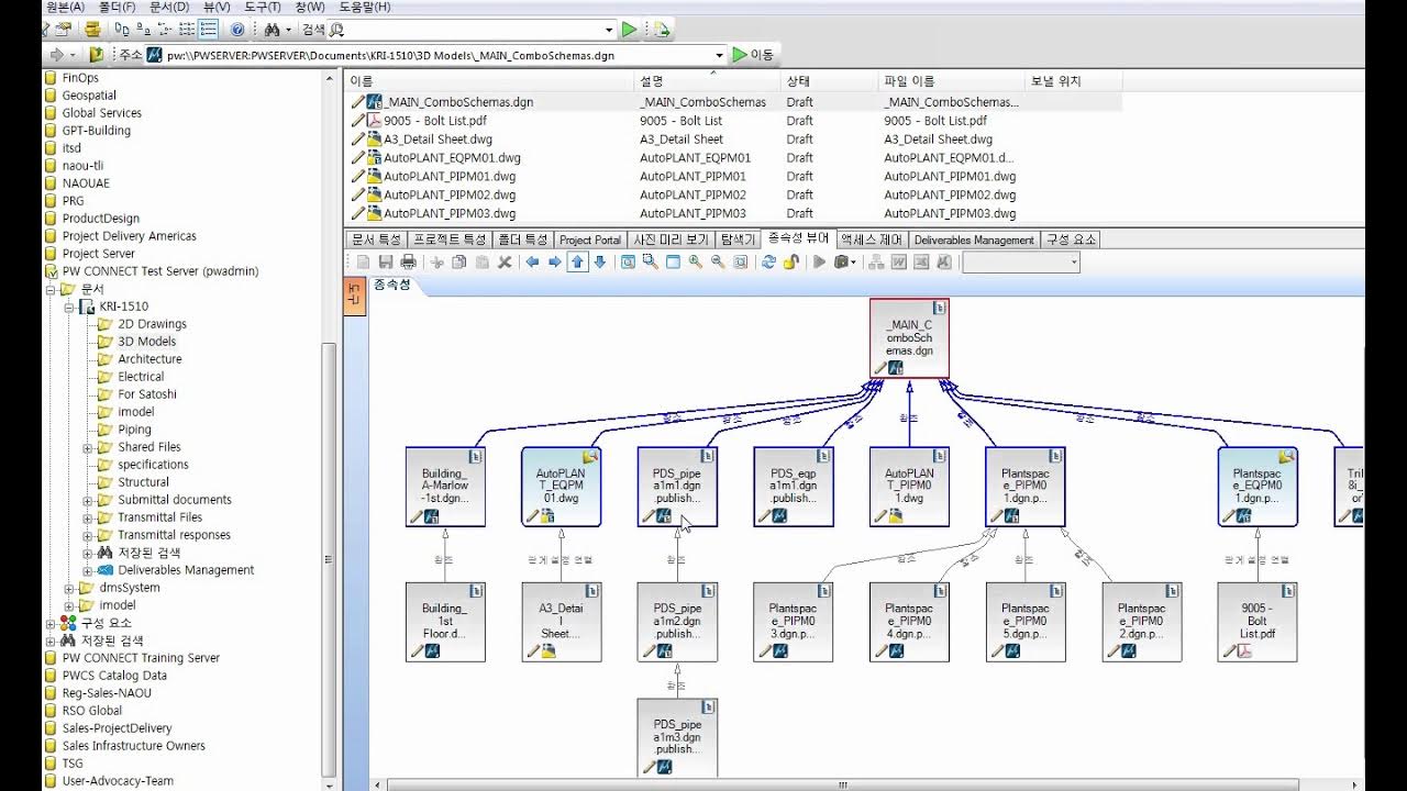 ProjectWise - Dependecy viewer - YouTube