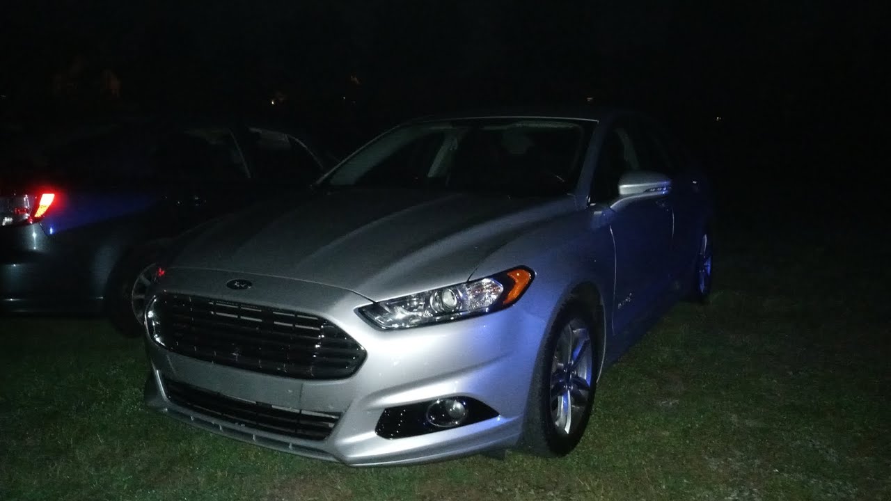 2016 Ford Fusion Titanium Hybrid - Nighttime Engine Startup (EV Mode) - YouTube