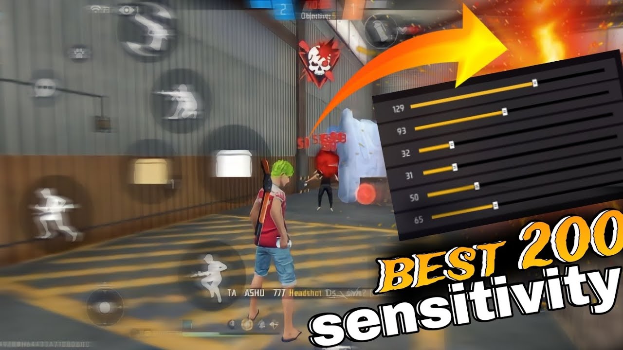 Free Fire New 200 Sensitivity Best Setting ⚙️Ob44 Update New Settings ...