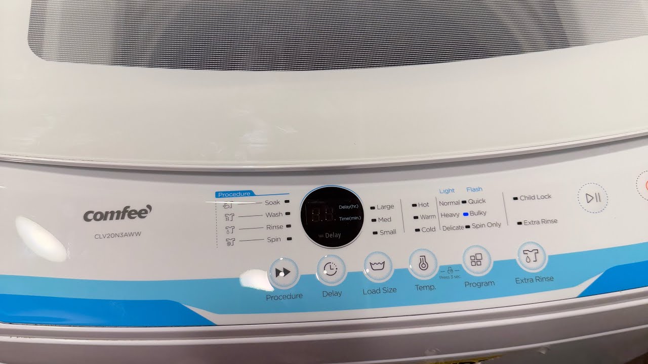 Comfee Portable Washing Machine 2.0cu.ft Review - YouTube