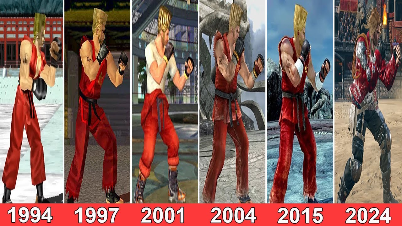 Evolution of Paul Phoenix In Tekken Series [1994 - 2024] 4K 60FPS - YouTube