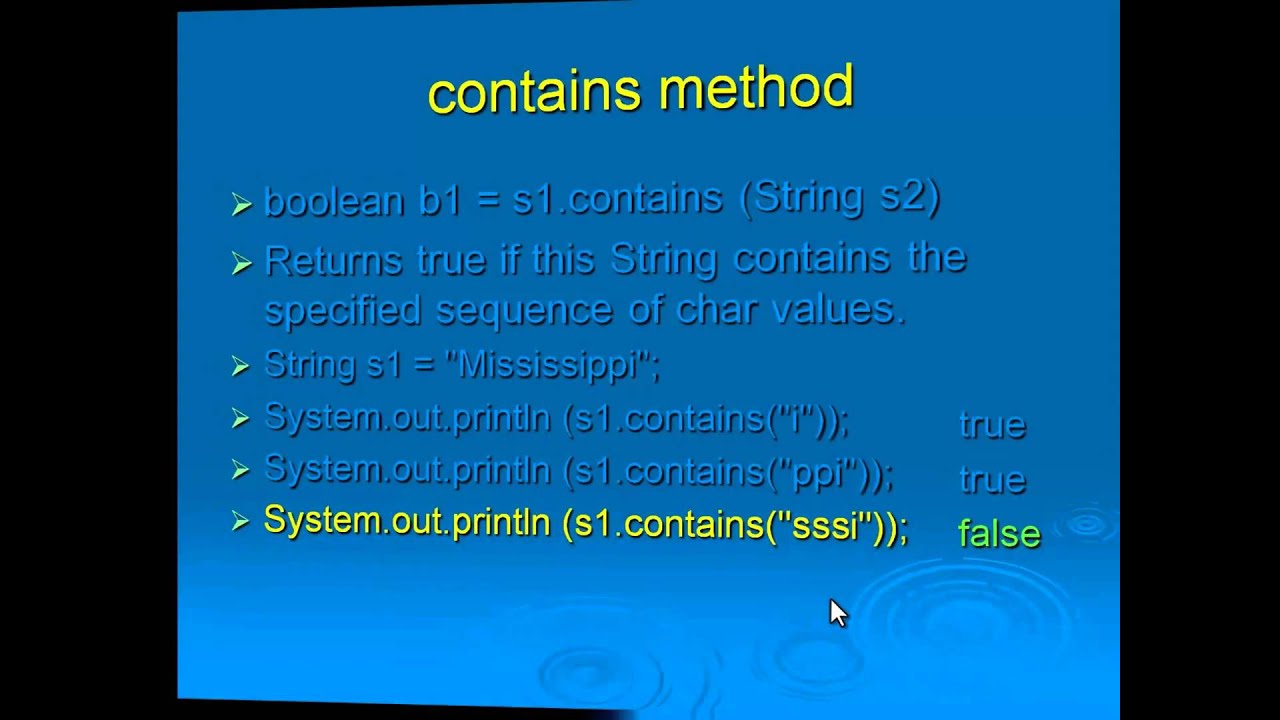 Java Lesson 27 String Class Part 04 Checking String Content Youtube 1450