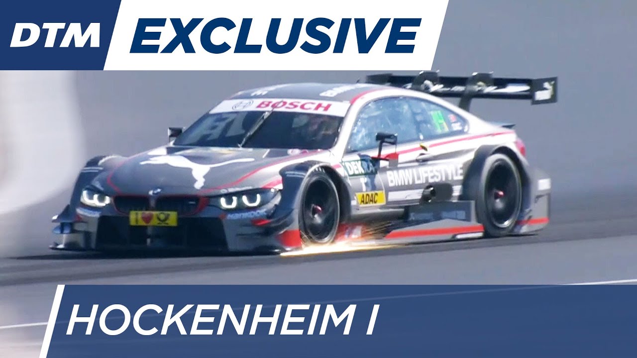 Flying Sparks at Da Costa's BMW - DTM Hockenheim 2016 - YouTube