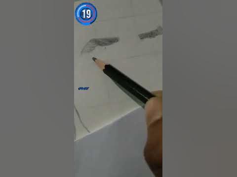 Mahendra Singh Dhoni face drawing| MSD face sketch| #shorts #art # ...