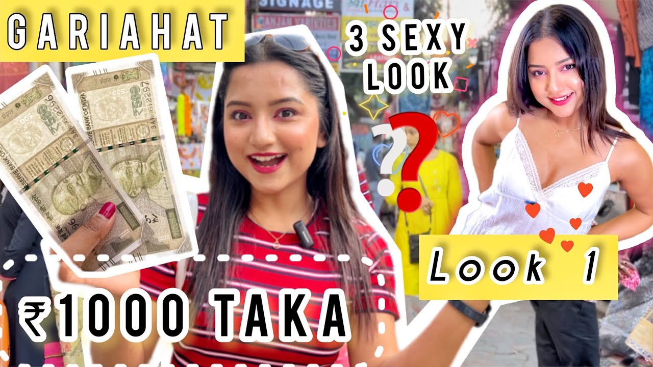 Creating 3 Sexy Look in ₹1000 Only🔥| Shopping Challenge 2.0😍| Gifting ...