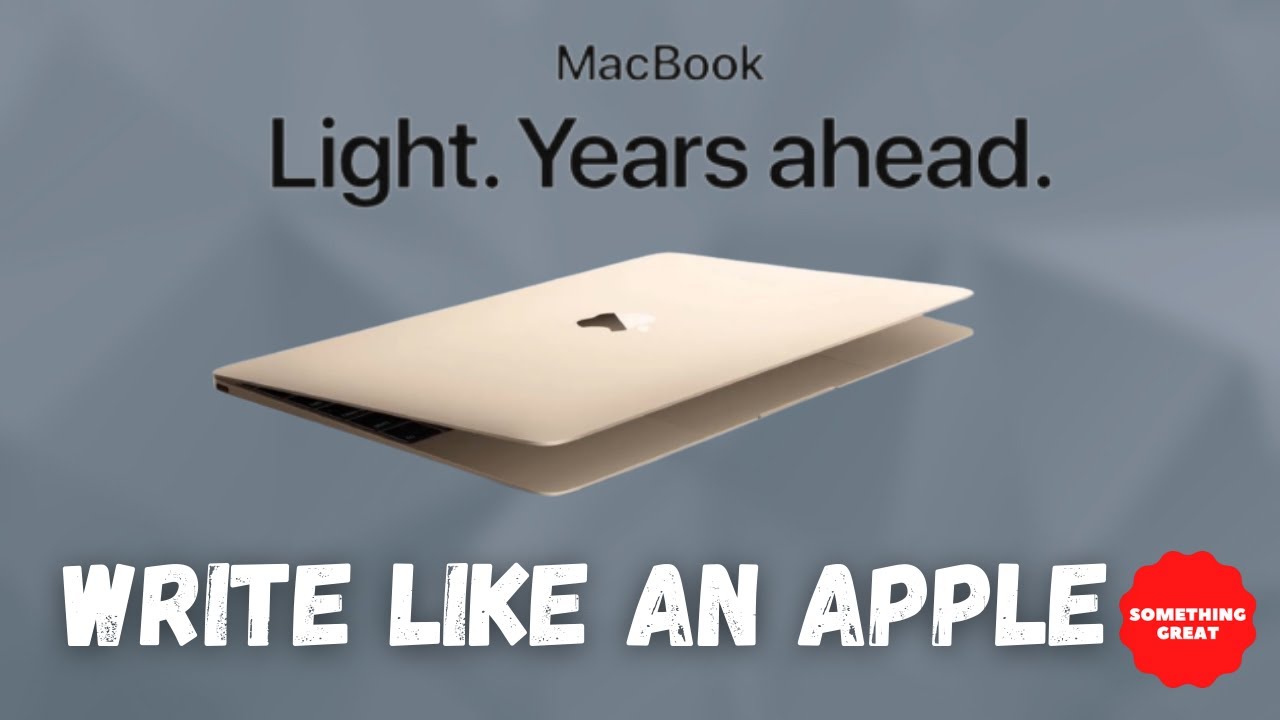 How To Write Like Apple | apple copywriting tricks - YouTube