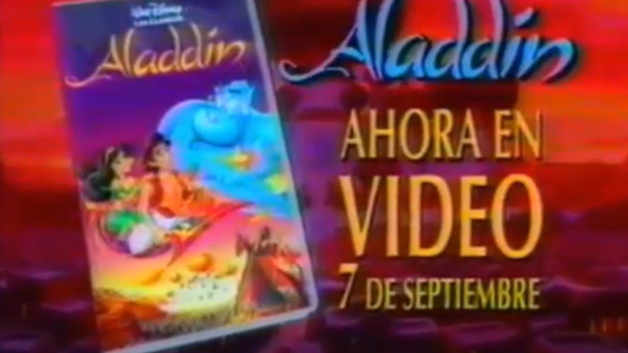 Aladdin (Spot en Vídeo 1994) - YouTube