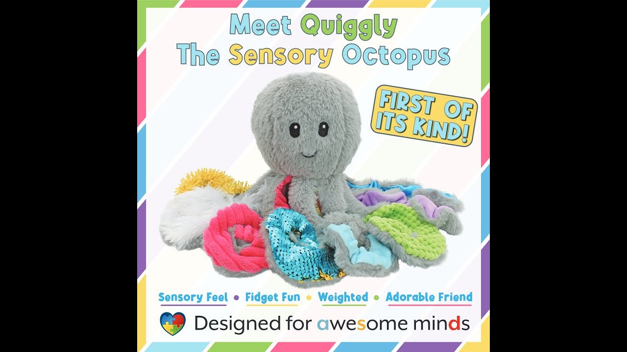 Quiggly The Sensory Octopus Plush - YouTube