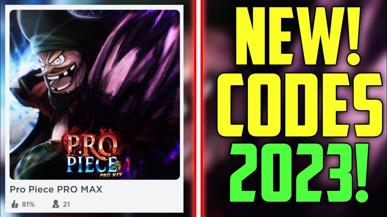 HURRY! - NEW PRO PIECE PRO MAX CODES 2023! - YouTube