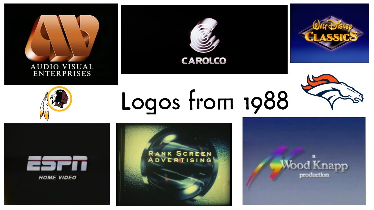 Logos from 1988 - YouTube