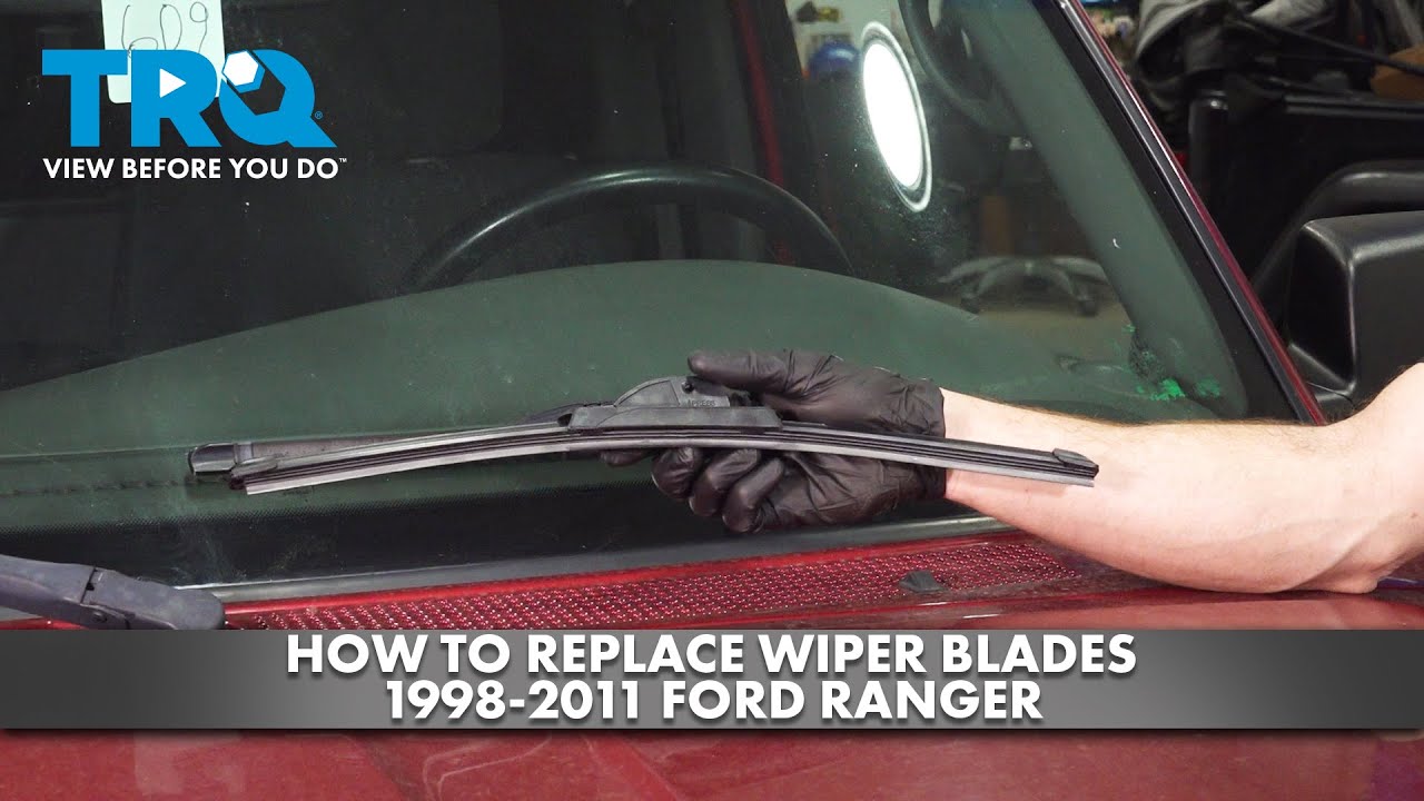 How to Replace Wiper Blades 1998-2011 Ford Ranger - YouTube